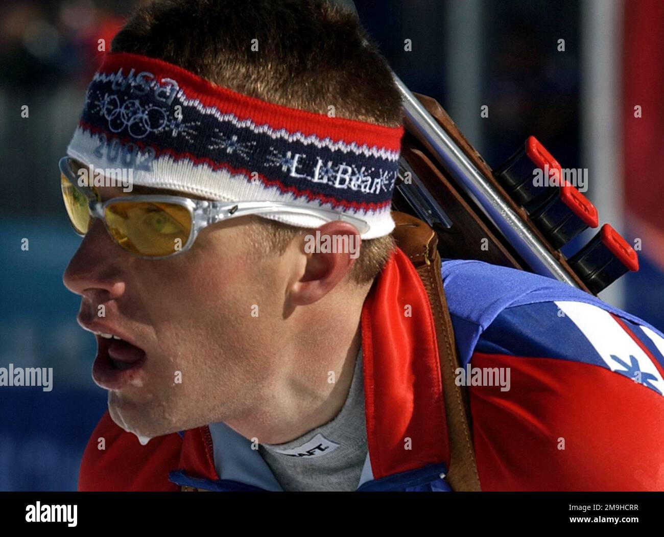 With exhaustion showing, World Class Athlete SPECIALIST (SPC) Jeremy ...