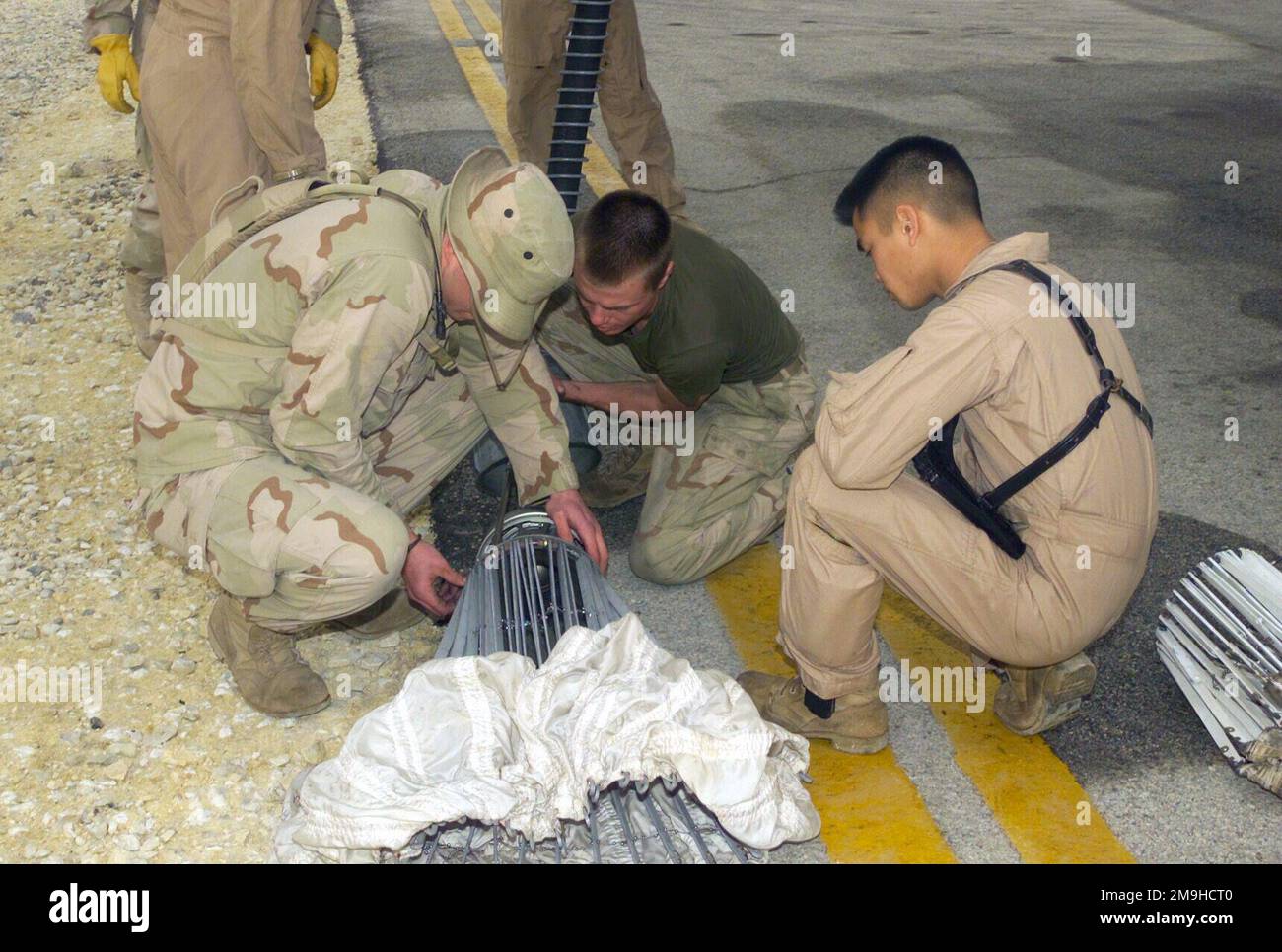 A group of Marines from the Marine Aerial Refueler Transport Squadron ...