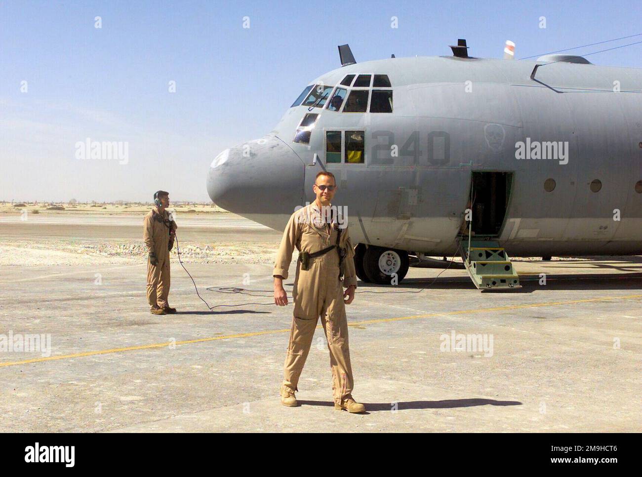 Aircraft Commander, Captain K. Whitehouse, USMC, from the Marine Aerial ...