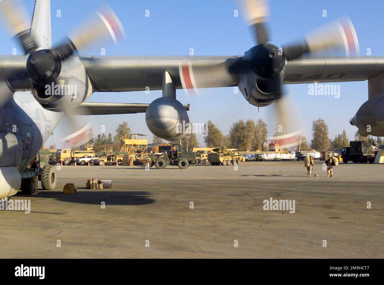 Behind the KC-130/R from Marine Aerial Refueler Transport Squadron-352 ...