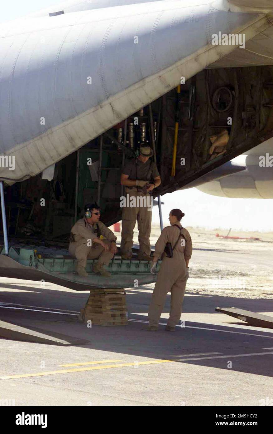 At a forward operating base, Flight Engineer, STAFF Sergeant Craig ...