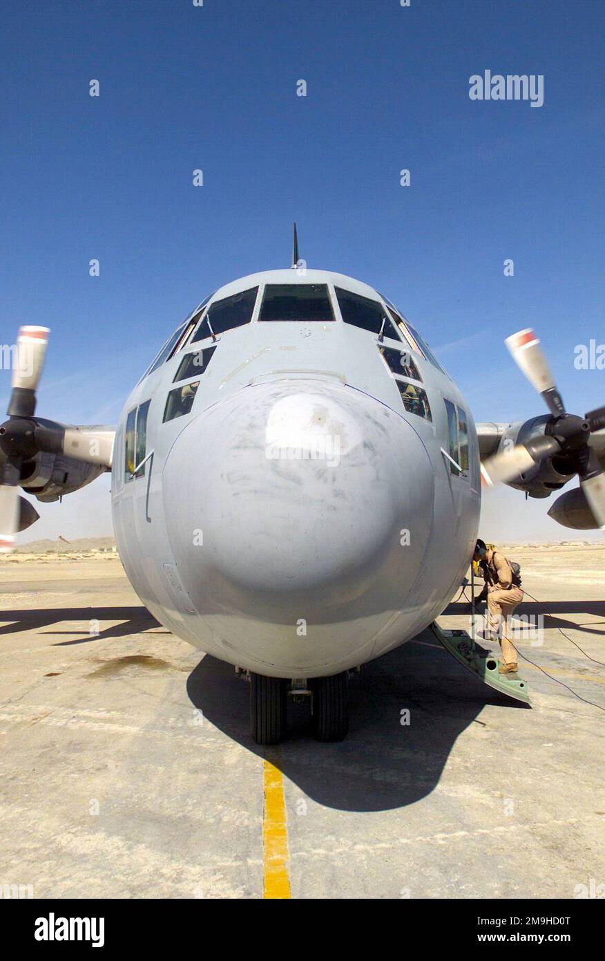A Marine Corps KC-130/R from Marine Aerial Refueler Transport Squadron ...