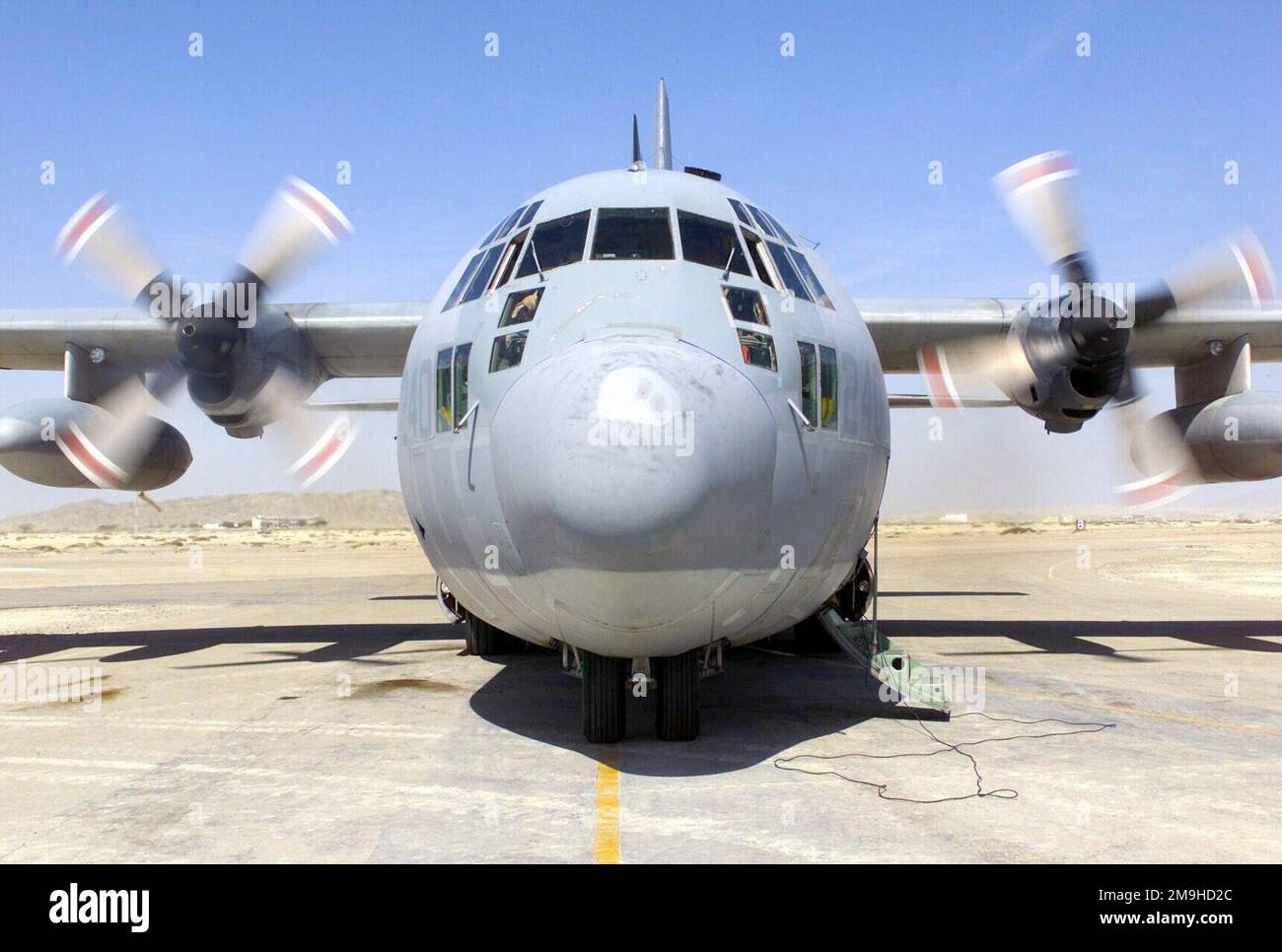 A Marine Corps KC-130/R from Marine Aerial Refueler Transport Squadron ...