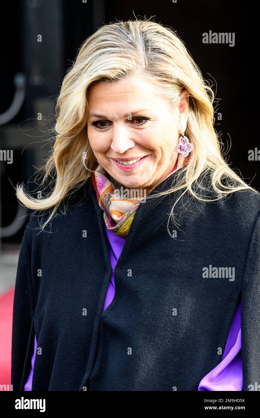 Queen Maxima at the traditional New Year reception for guests at the ... Queen Maxima at the traditional New Year reception for guests at the ...