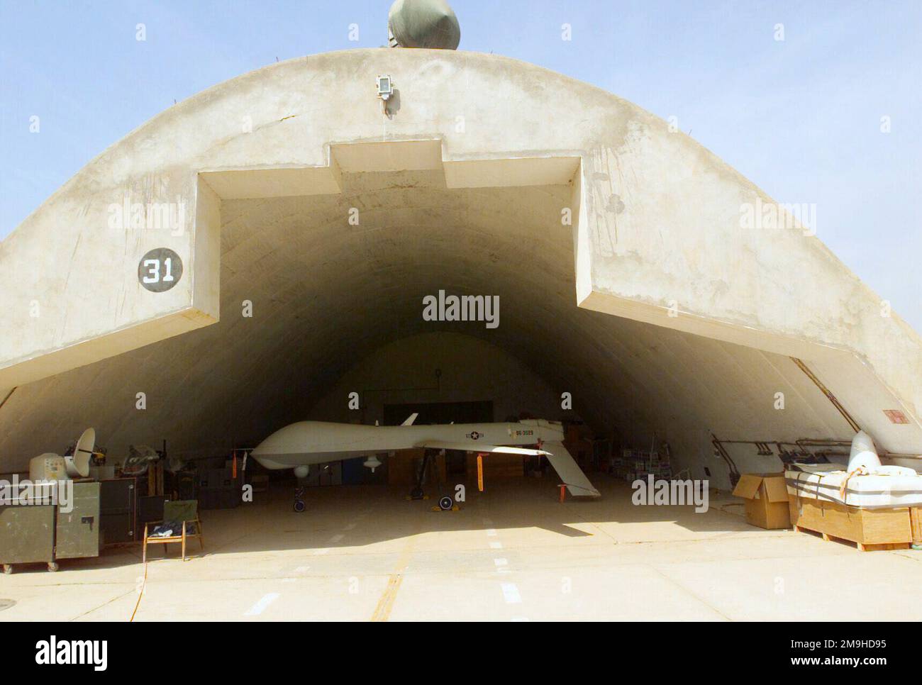 A RQ-1L Predator UAV (Unmanned Aerial Vehicle) from the 57th Wing ...