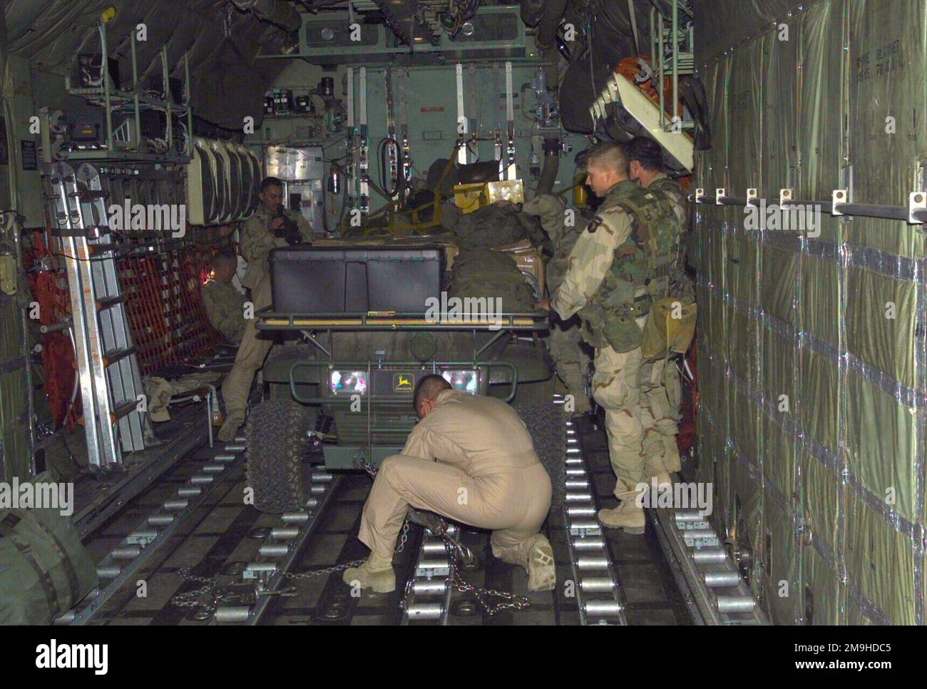 Inside the Marine KC-130/R, Sergeant Jeremiah Hockett, USMC, Loadmaster ...
