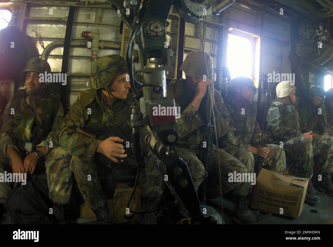 A group of Marines from the 13th Marine Expeditionary Unit (Special ...