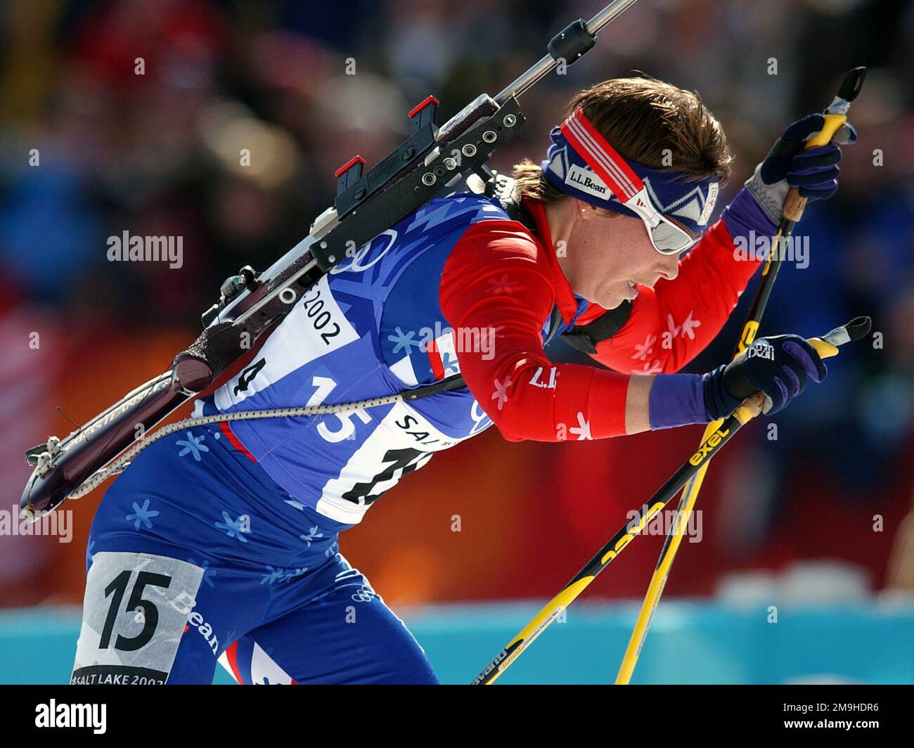 Competing in the Biathlon event, World class athlete Sergeant Kristina ...