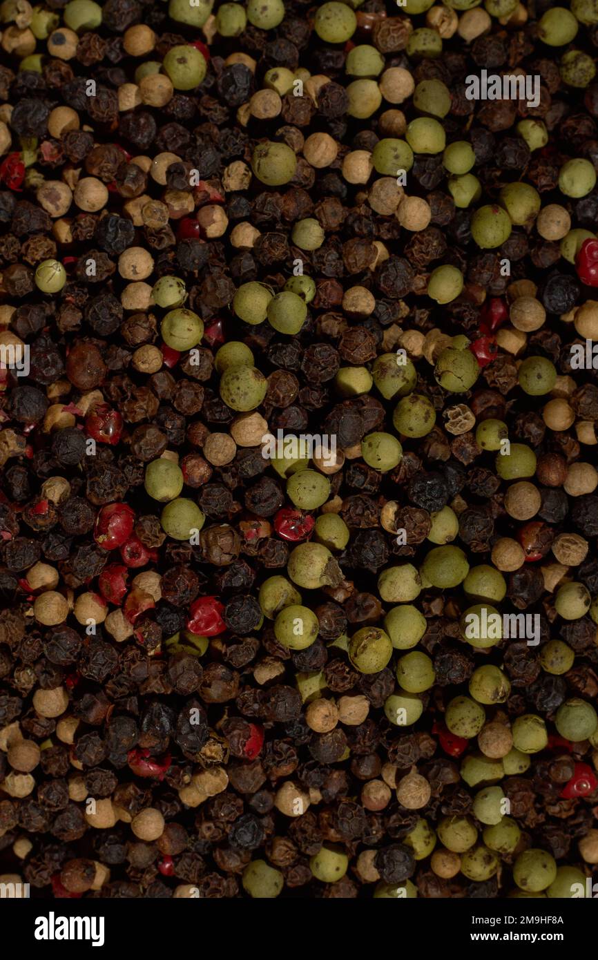 Tri-color pepper corns Stock Photo - Alamy