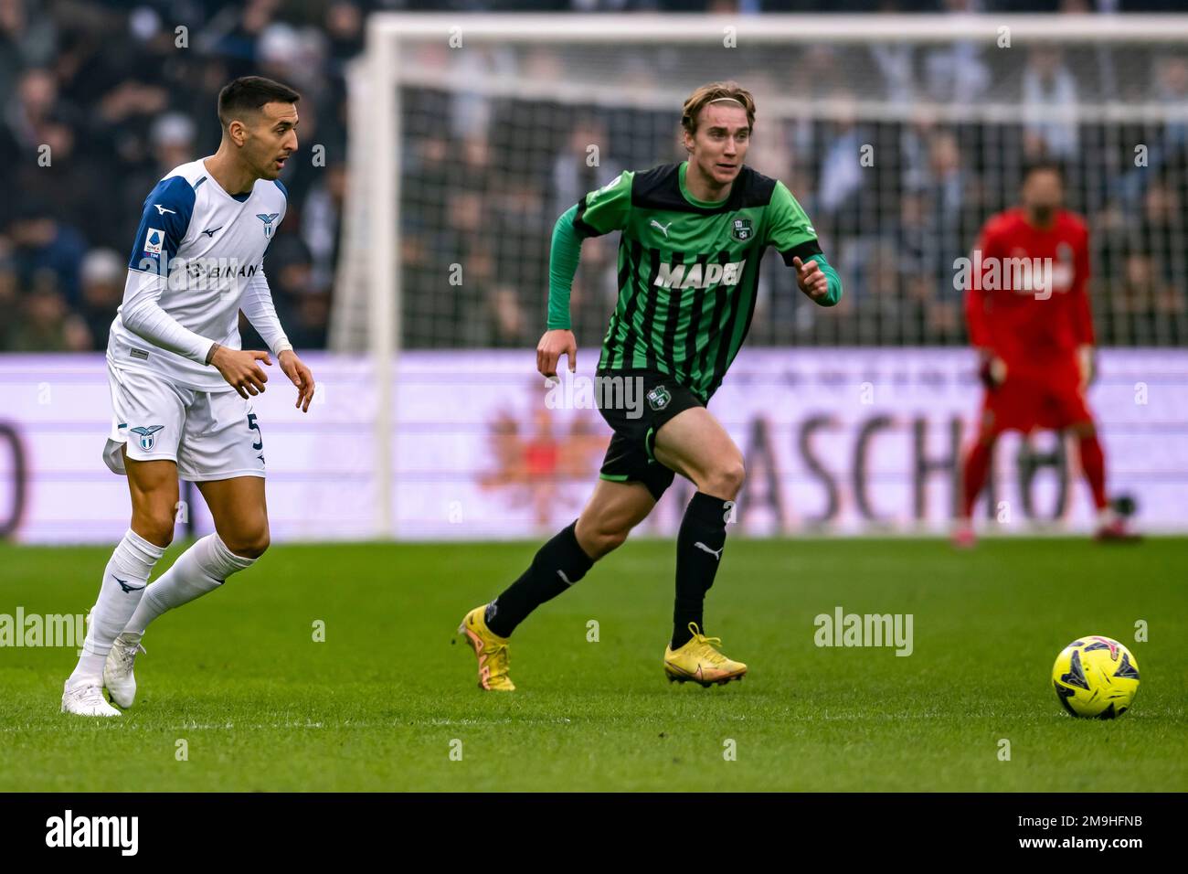 Matias Vecino (Lazio)Kristian Thorstvedt (Sassuolo) during the Italian ...