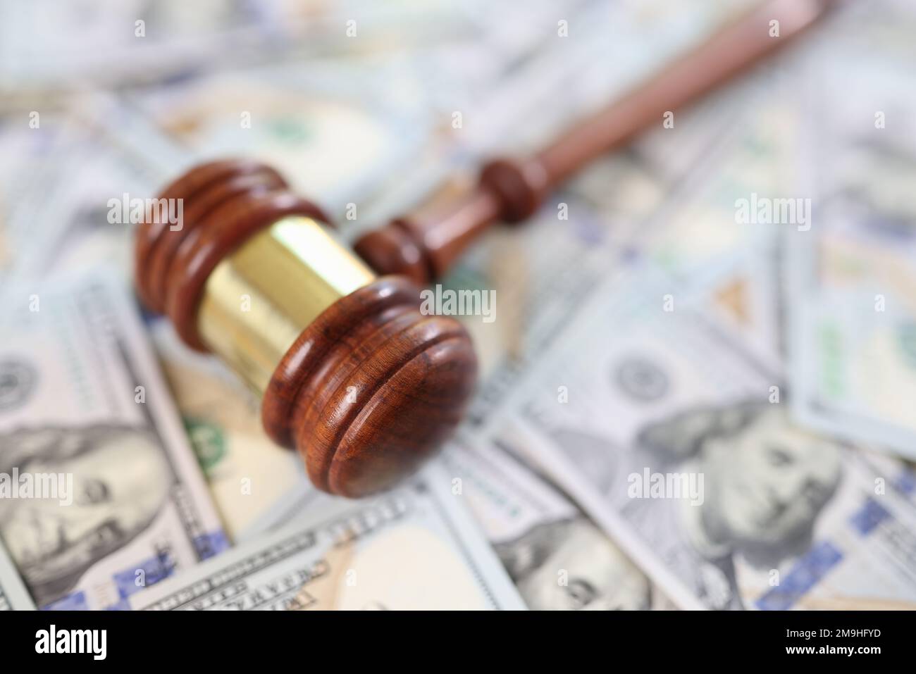 Bribery fraud wooden judge gavel hi-res stock photography and images ...