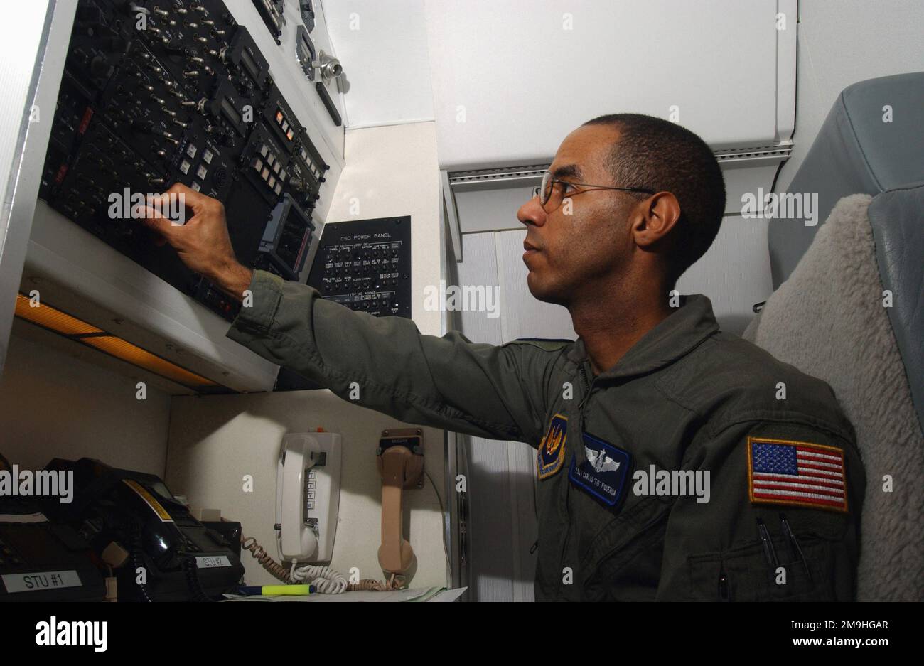Technical Sergeant (TSGT) Carlos Figueroa, USAF, Communications Systems ...