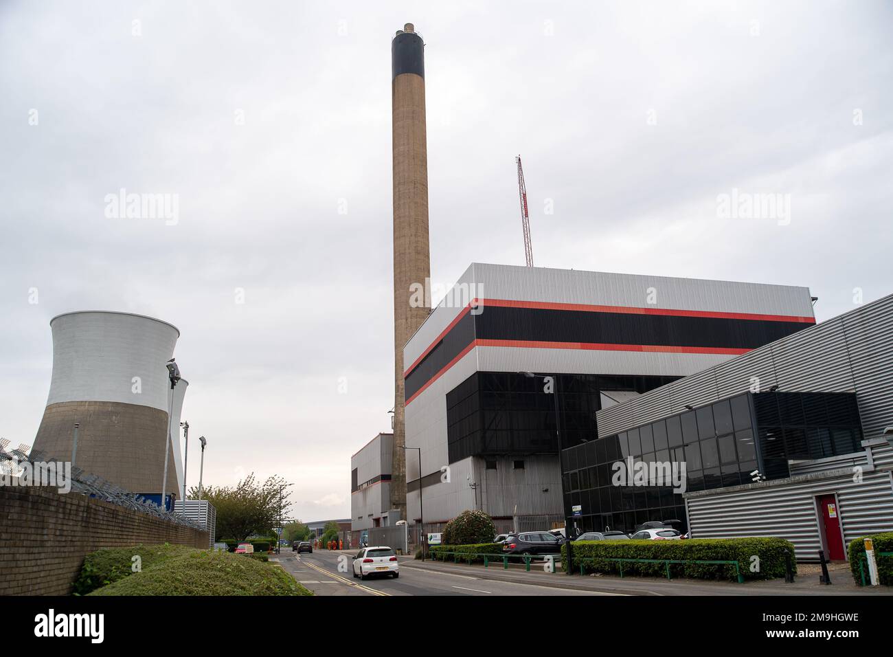 Slough, Berkshire, UK. 4th May, 2022. The cooling towers on Slough ...