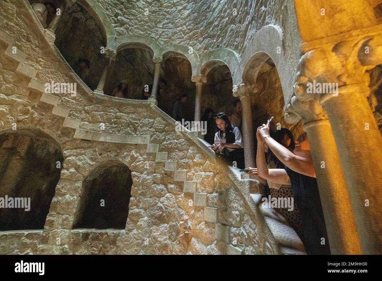 Initiation Wells at Quinta da Regaleira Sintra, Portugal Stock Photo ...