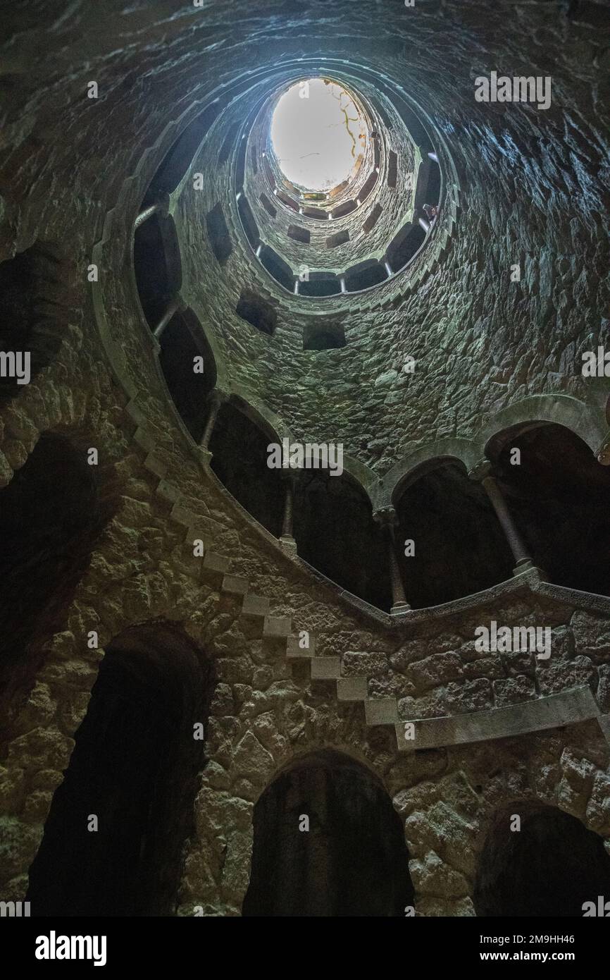 Initiation Wells at Quinta da Regaleira Sintra, Portugal Stock Photo ...