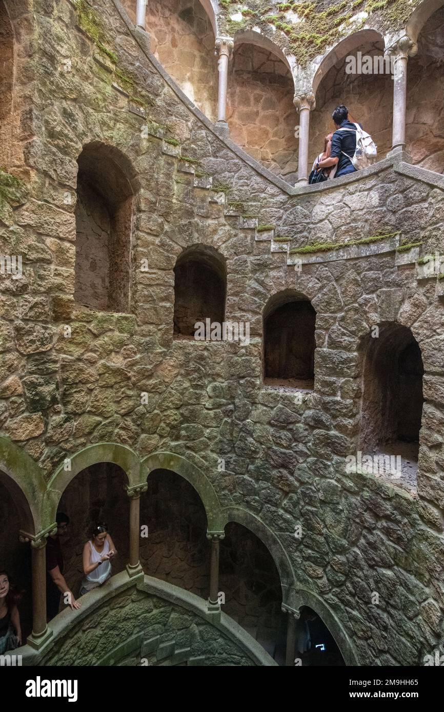 Initiation Wells at Quinta da Regaleira Sintra, Portugal Stock Photo ...