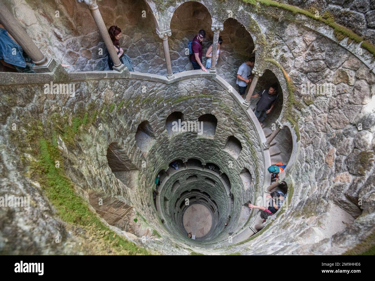 Initiation Wells at Quinta da Regaleira Sintra, Portugal Stock Photo ...