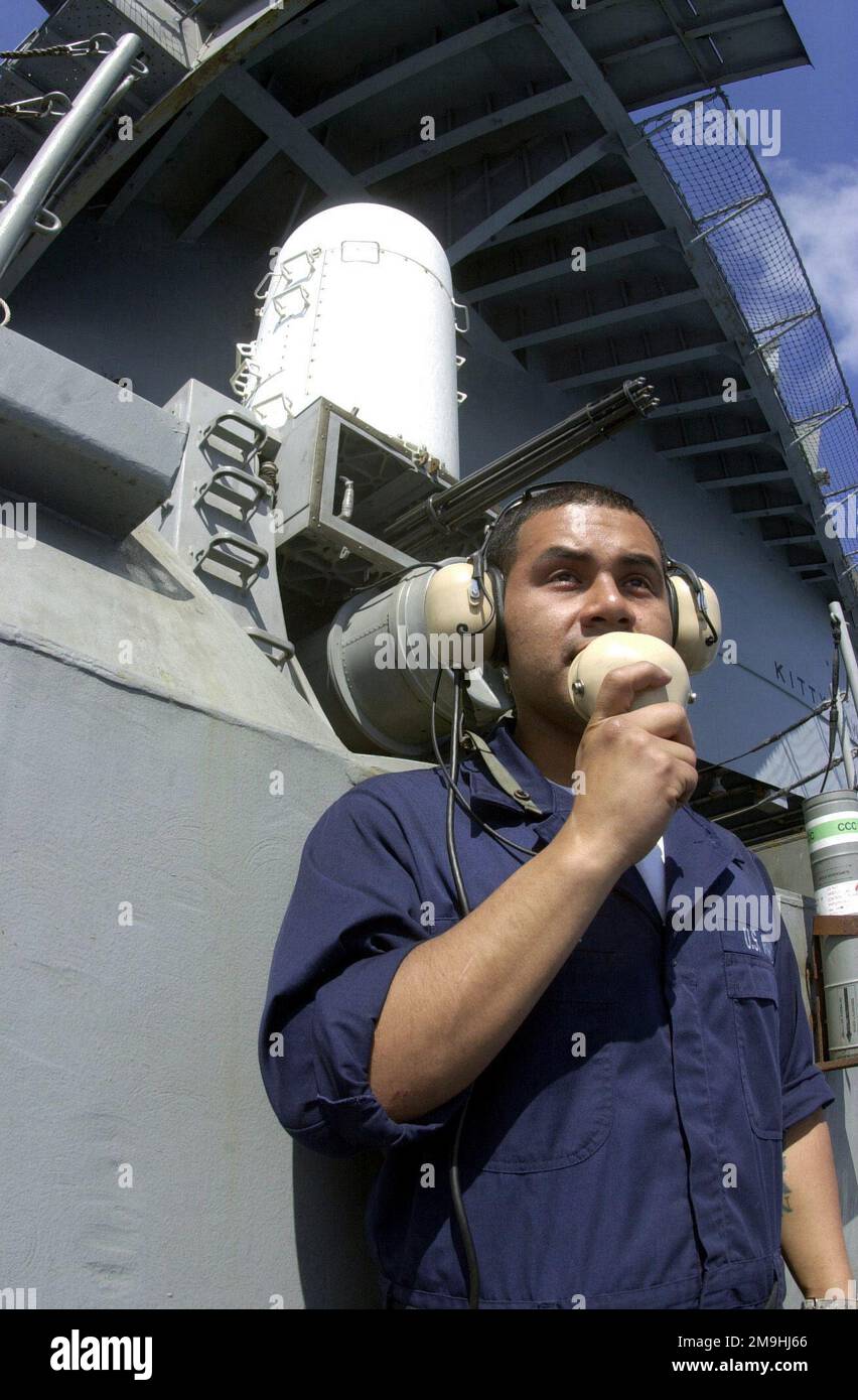 020328-N-0283O-001. Base: Uss Kitty Hawk (CV 63) Scene Major Command ...