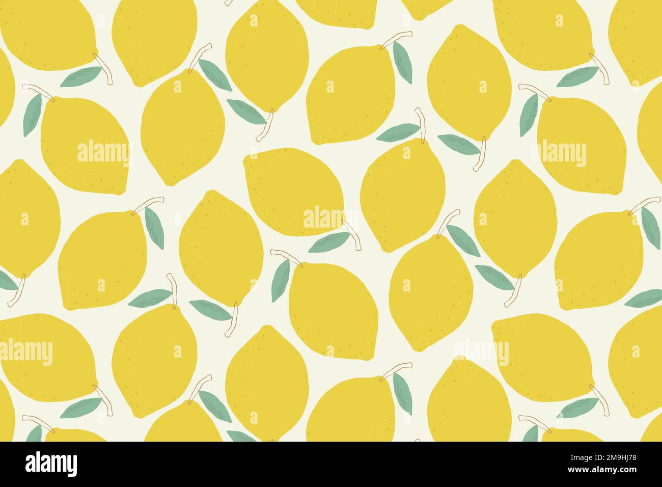 Vector seamless lemon pattern pastel background Stock Vector Image ...