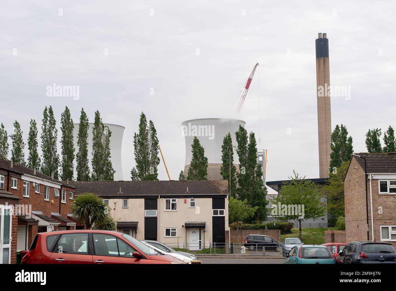 Slough, Berkshire, UK. 4th May, 2022. The cooling towers on Slough ...