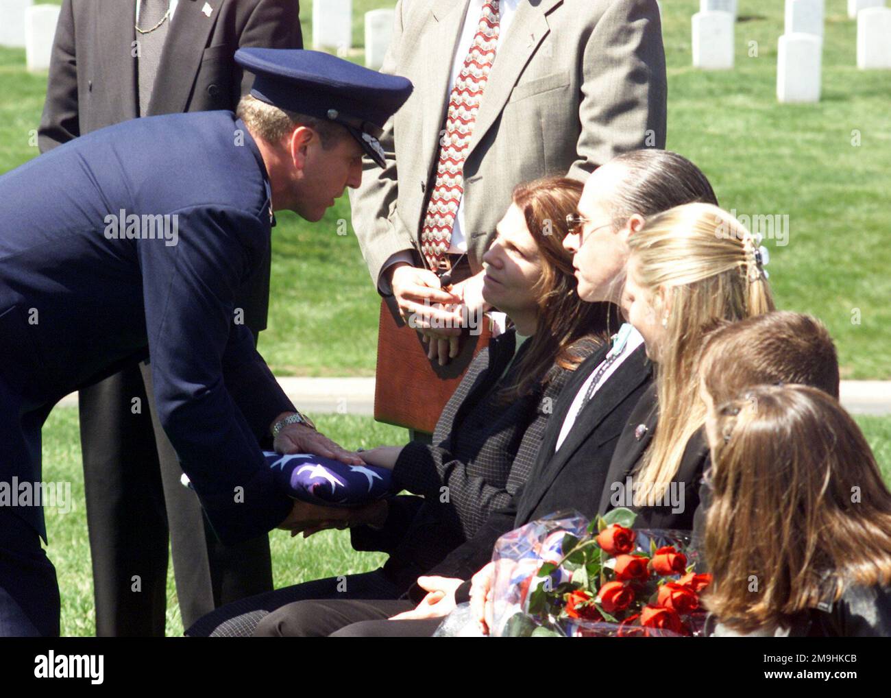 US Air Force (USAF) Major General (MGEN) Franklin Blaisdell, director ...