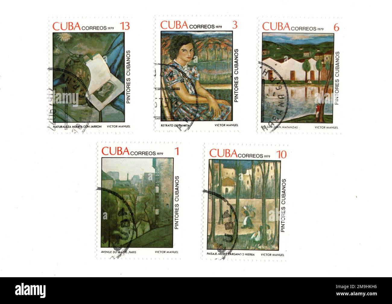 Vintage cuba stamp hi-res stock photography and images - Alamy