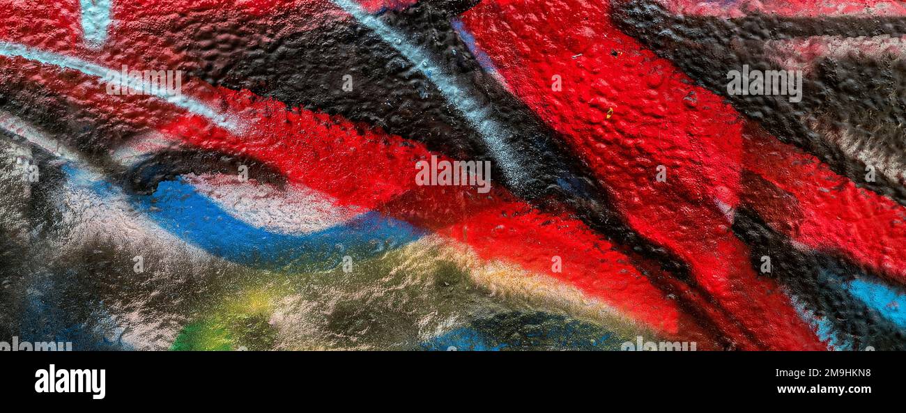 Graffiti wall horizontal hi-res stock photography and images - Alamy