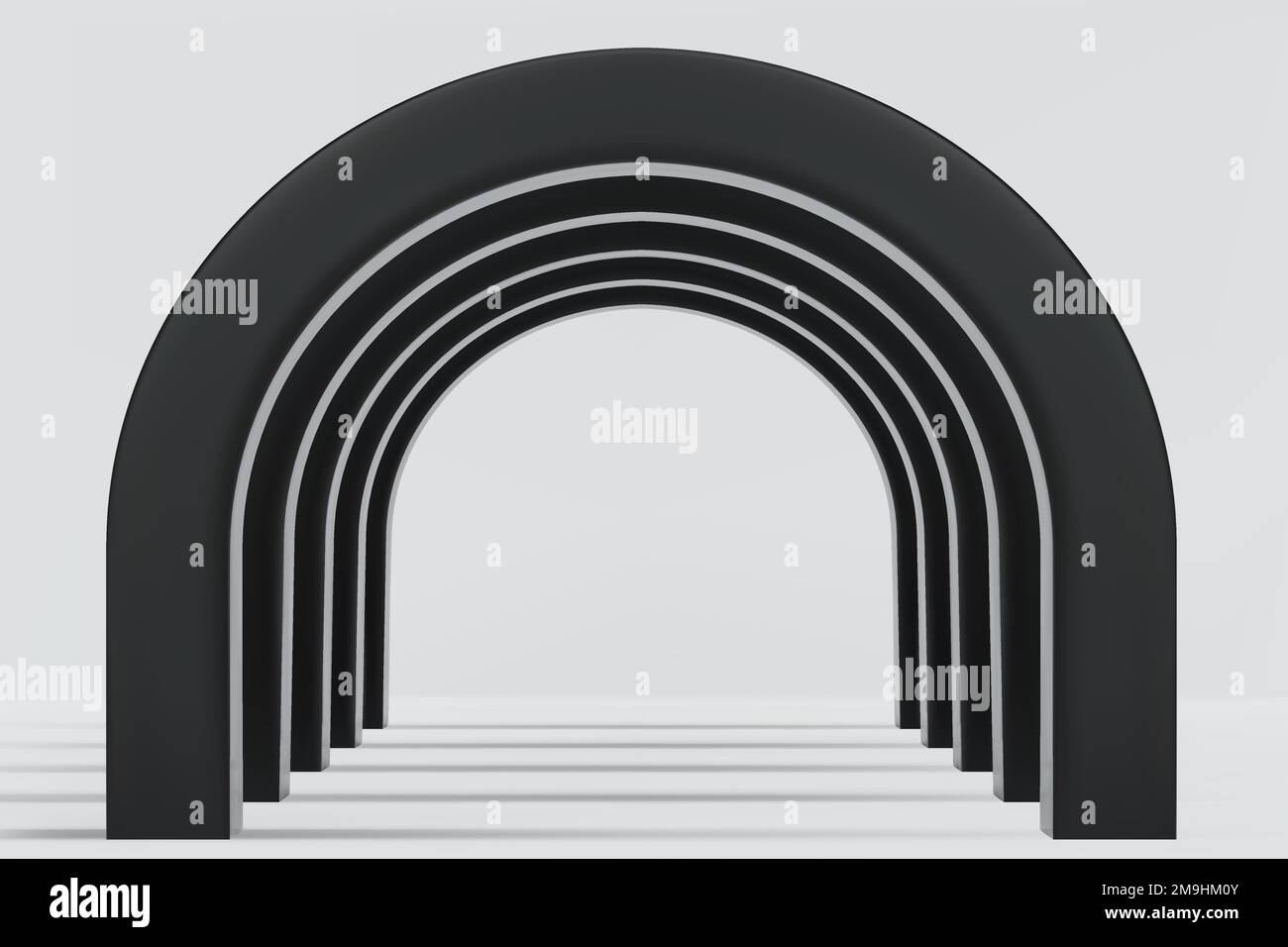 Arches floor black white Stock Vector Images - Alamy