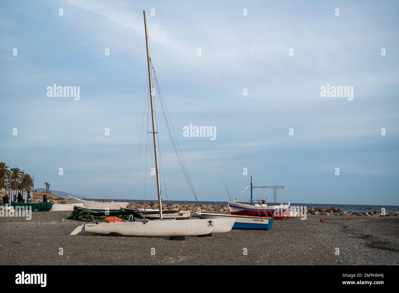 Mortil area along Mediterranean coast, Spain Stock Photo - Alamy