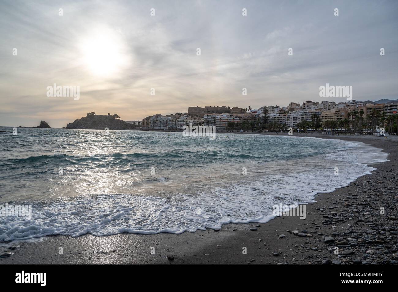 Mortil area along Mediterranean coast, Spain Stock Photo - Alamy