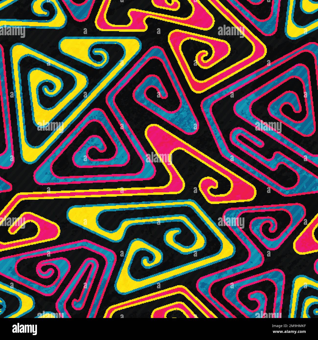 psychedelic spiral seamless pattern Stock Vector Image & Art - Alamy