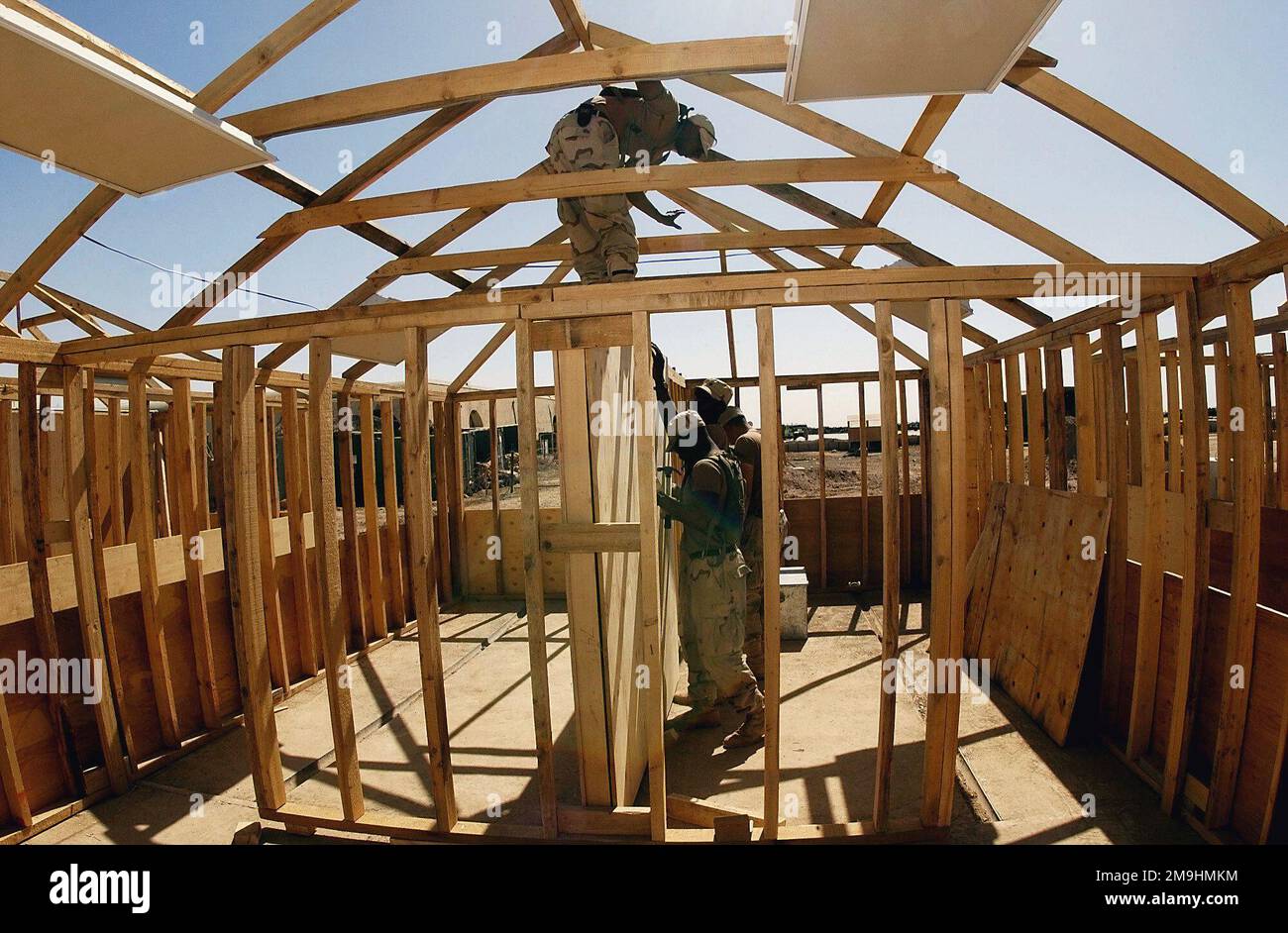 US Army (USA) soldiers, 306th Engineer Company, Amityville, New York ...