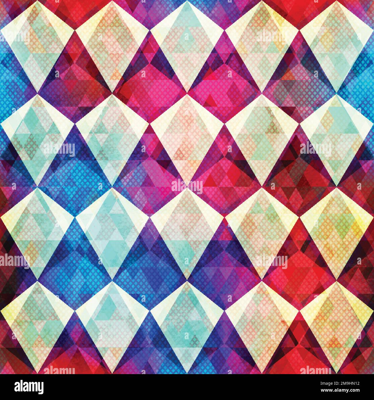 bright diamond seamless pattern Stock Vector Image & Art - Alamy