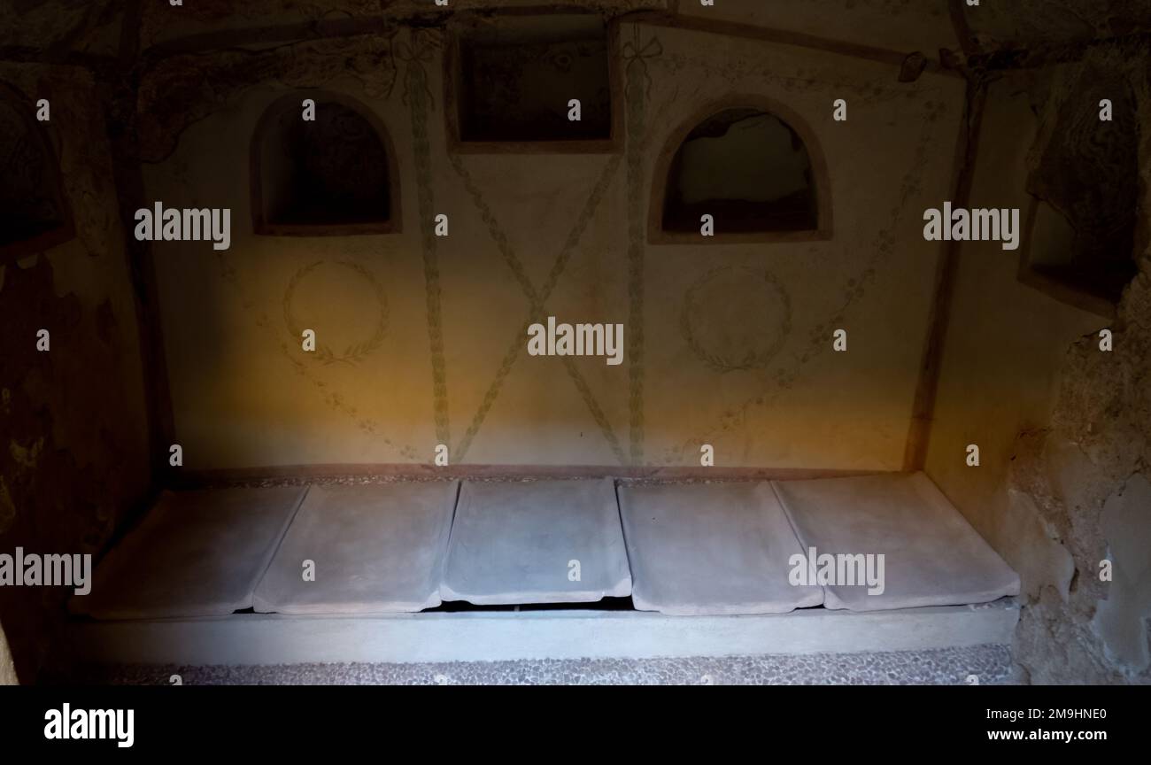 Roman tombs from the Necropolis Romana de Carmona in southern Spain ...