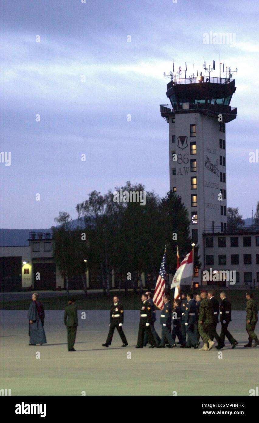 At Ramstein Air Base, Germany, four Canadian Forces (CAF) members ...