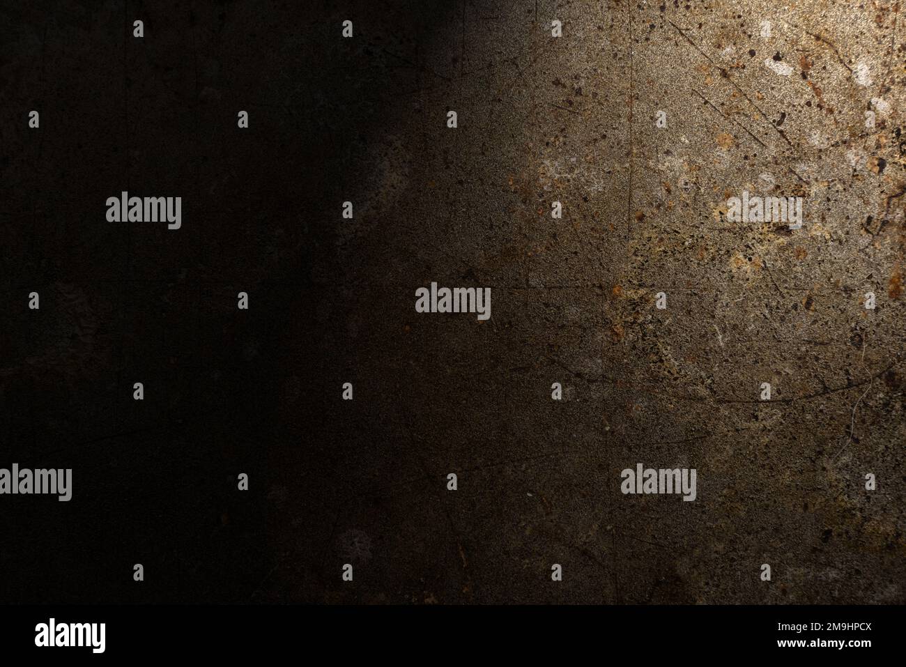 Dark abstract background with scuffs and scratches. Metal texture with ...