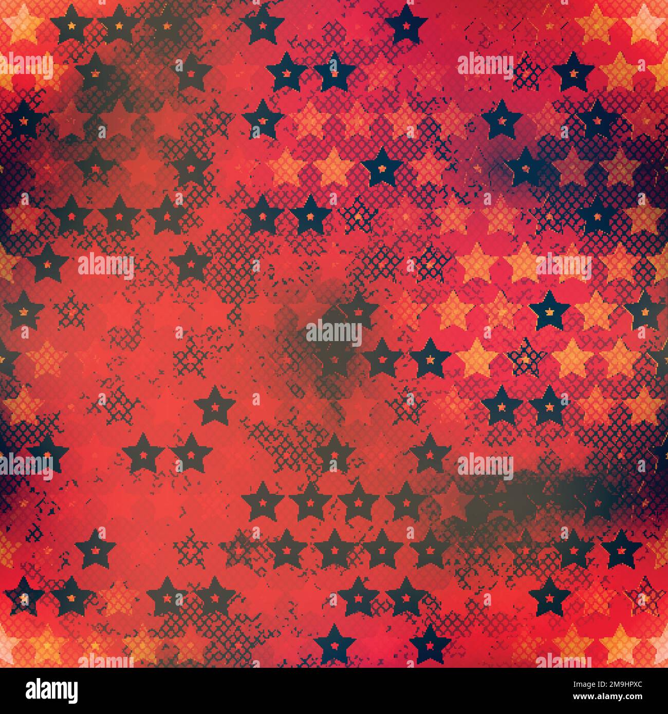 grunge star seamless texture Stock Vector Image & Art - Alamy