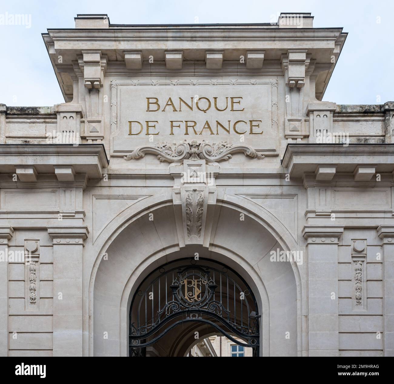 Avignon, Vaucluse, France, 12 29 2022 - Historical city gate with the ...