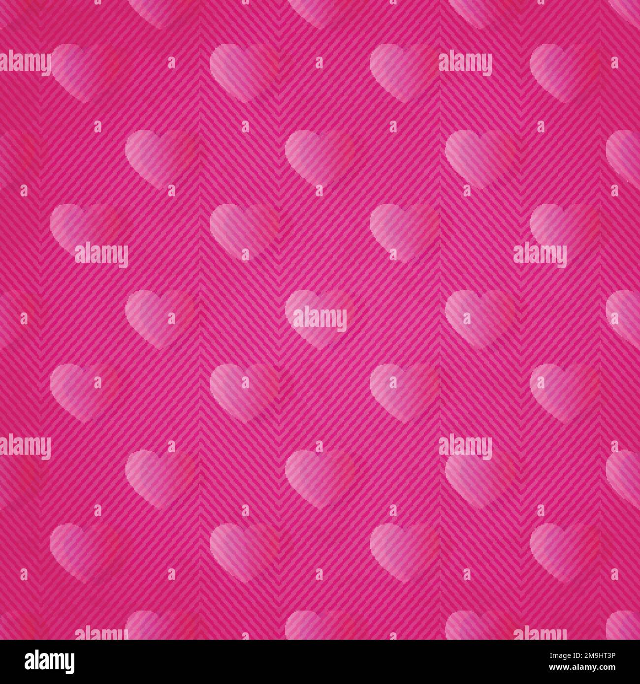 Colorful hearts with geometric pattern Stock Vector Images - Alamy