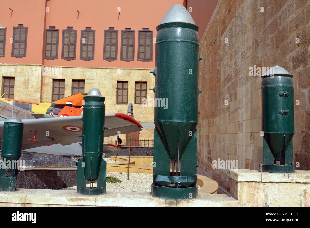 Old fighter jet aircraft at national military museum in cairo hi-res ...