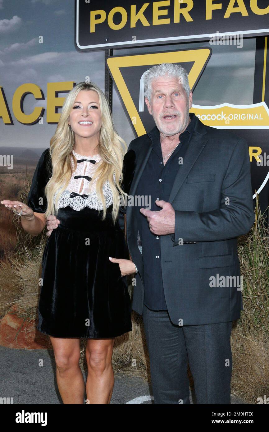 Los Angeles, CA. 17th Jan, 2023. Allison Dunbar, Ron Perlman at ...