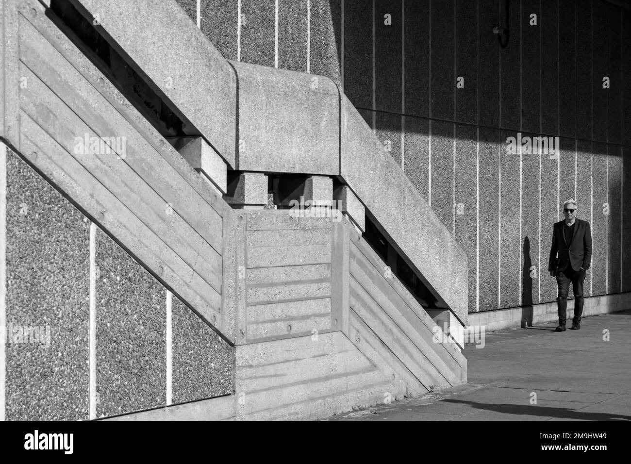 London UK in September - black and white monochrome Stock Photo - Alamy