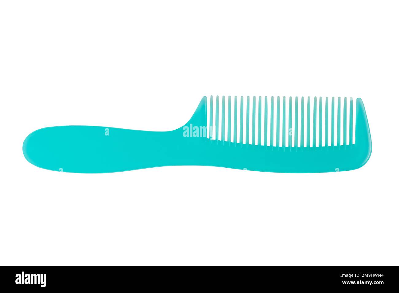 Blue comb isolated on a white background Stock Photo - Alamy