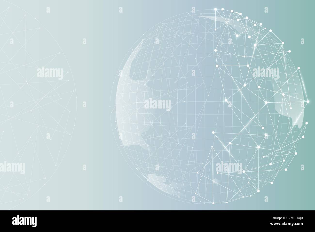 Globe digital business vector gradient background Stock Vector Image ...