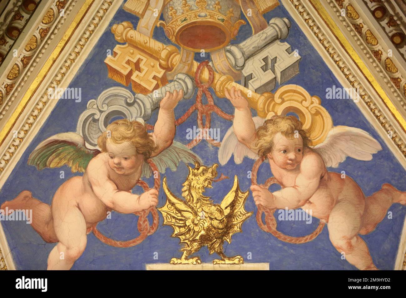 Anges. Peinture. Musée du Vatican. Musée du Vatican. Rome. Italie ...
