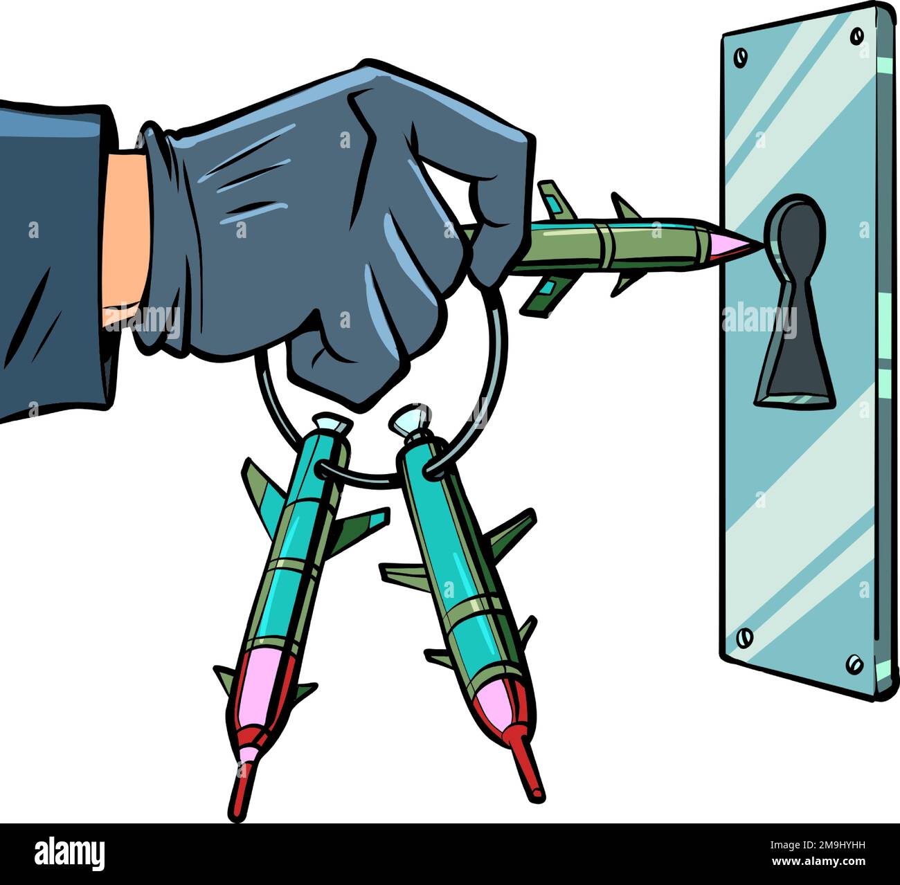 Pick lock Stock Vector Images - Alamy