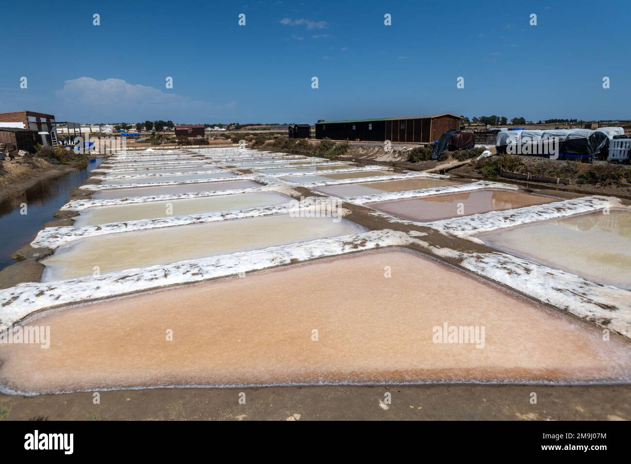 Salt marshes, Isla Cristina, Spain Stock Photo - Alamy