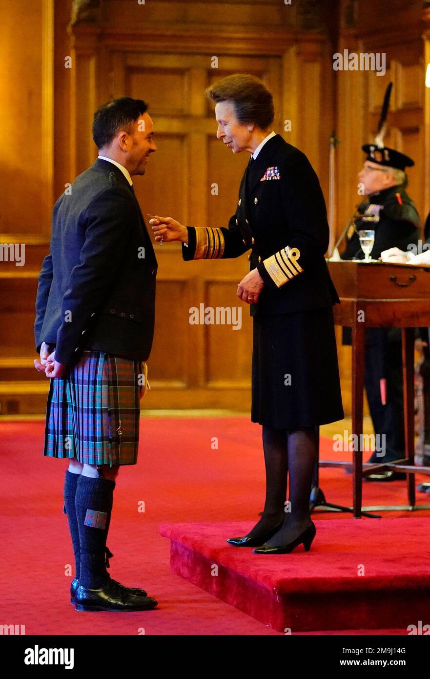 Mr. David Murdoch, head coach, British curling team, from Stirling, is ...