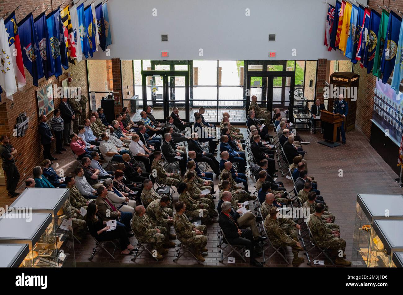 Airmen attend a timeline induction ceremony honoring 67th Cyberspace ...