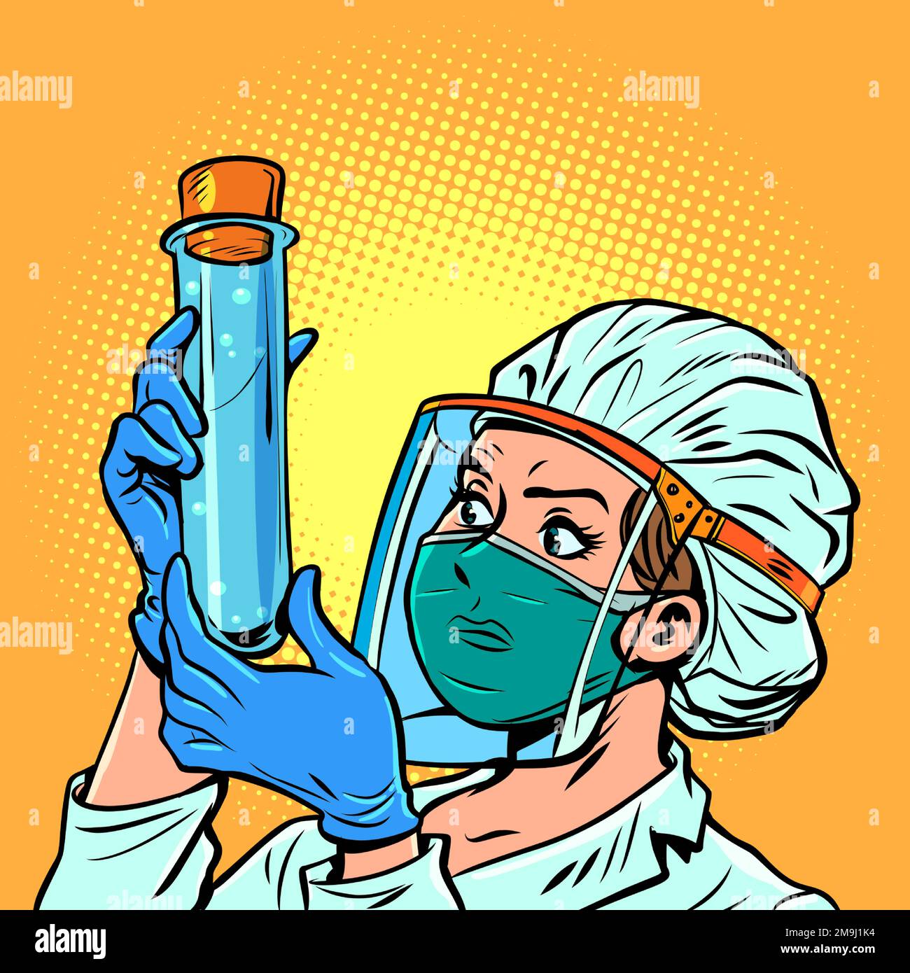 Young medical doctor blood Stock Vector Images - Alamy